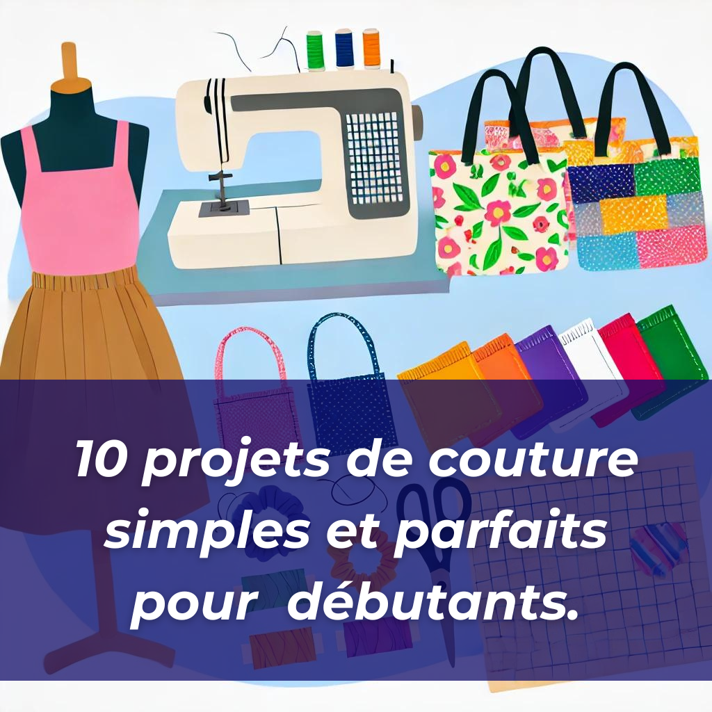 10 projets de couture simples et rapides, parfaits pour les débutants ...