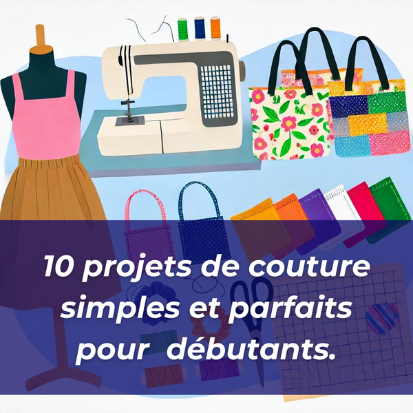 10 projets de couture simples et rapides, parfaits pour les débutants ...